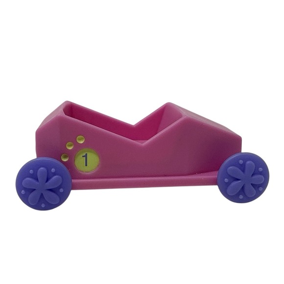 Hasbro | Toys | Littlest Pet Shop Lps Race Car Pink Purple Accessory ...
